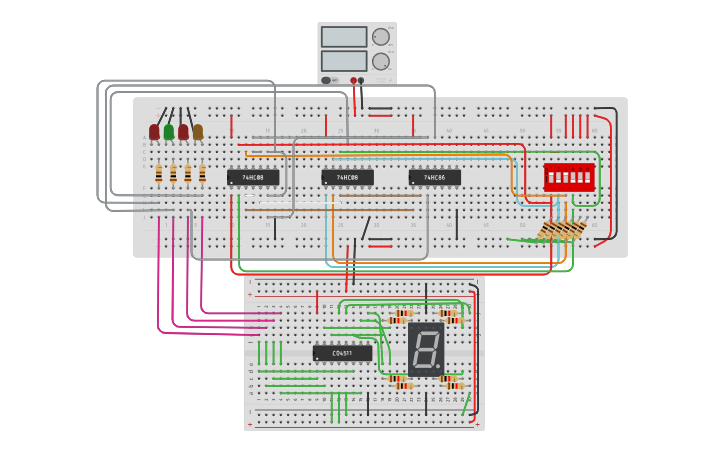 Circuit Design Lab 7 2 Bit Binary Multiplication Tinkercad