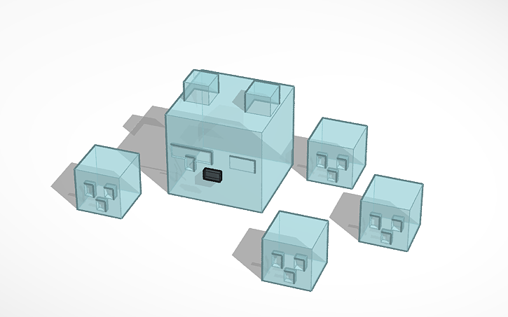 3D design Sad Block | Tinkercad