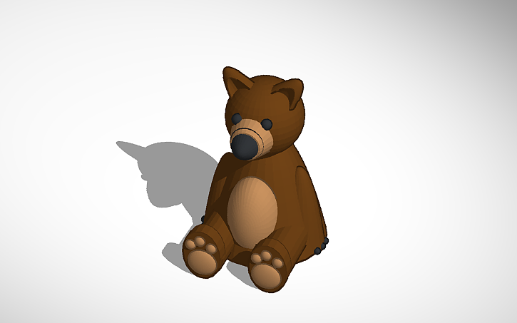 3D design Brown Bear | Tinkercad
