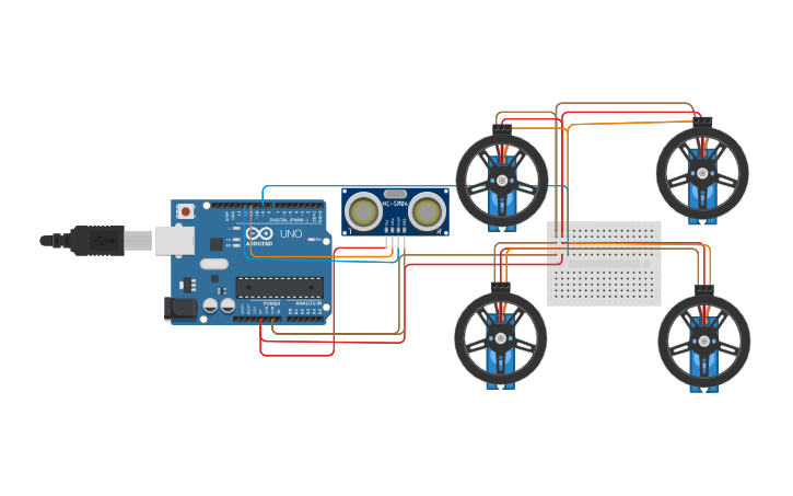 Circuit Design Drone Float Sensor Tinkercad