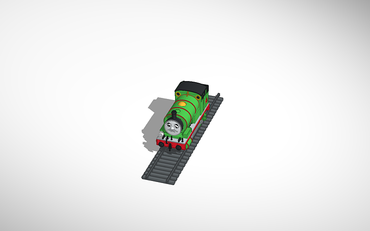 3D design Percy The Small Green Engine - Tinkercad