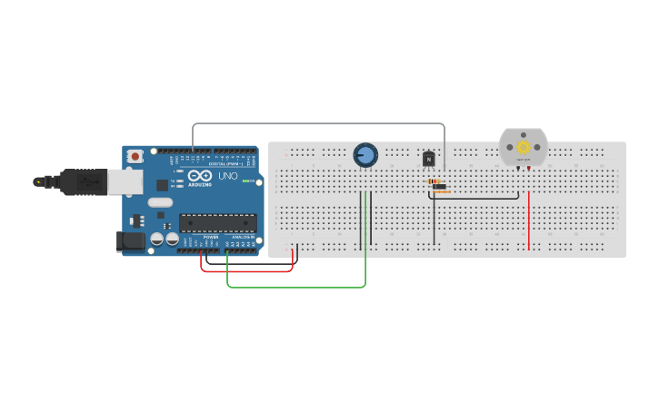 Circuit design 2.1 - Using the Ultrasonic Sensor to control the - Tinkercad