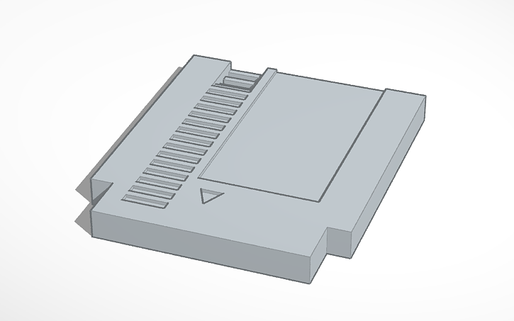 3D design nes cartridge - Tinkercad