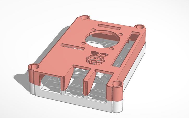 3D design Raspberry pi 3b+ carcasa | Tinkercad