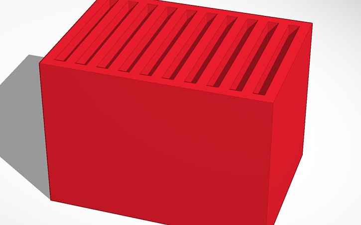 3D design stencil - Tinkercad