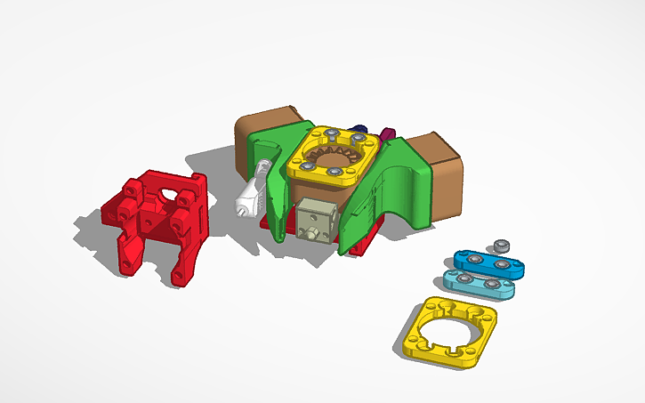 3D design Ender 3 mini sherpa head system mount Banta idea - Tinkercad 3D design Ender 3 mini sherpa head system mount Banta idea - Tinkercad
