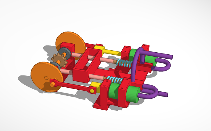 3D design Steam engine Mk II (3) - Tinkercad