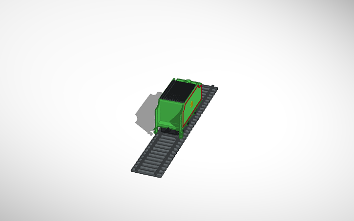 3D design Realistic LMS Black 5 Henry Tender - Tinkercad