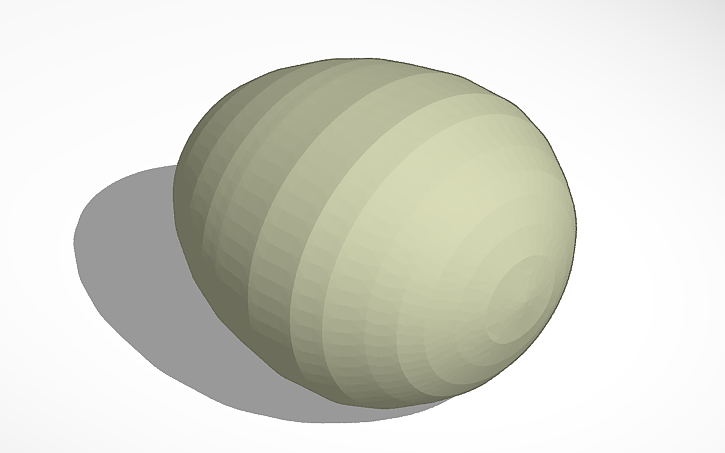 3D design eggs - Tinkercad