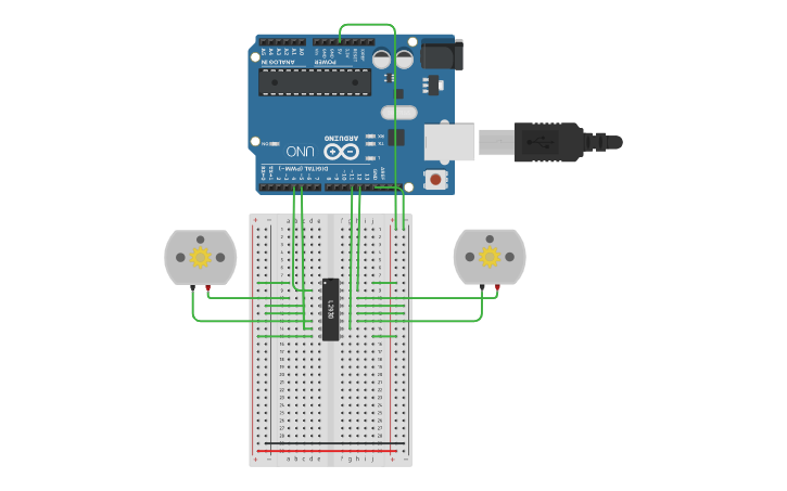 Circuit Design Robot Fractal Tinkercad