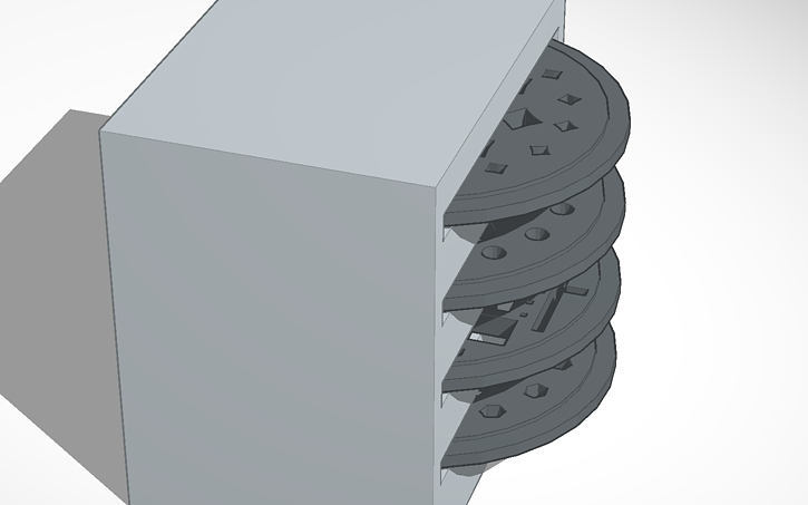 3D design Geometric Coaster Set (Print Coasters Separately) - Tinkercad