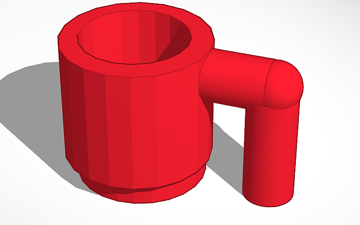 3D design lego cup - Tinkercad