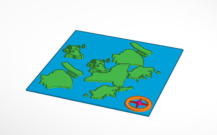 3D design map - Tinkercad