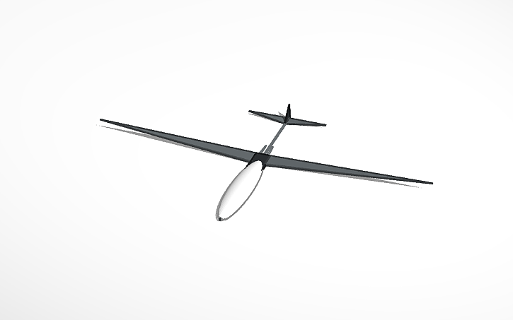 3D design Fixed wing FPV drone - Tinkercad