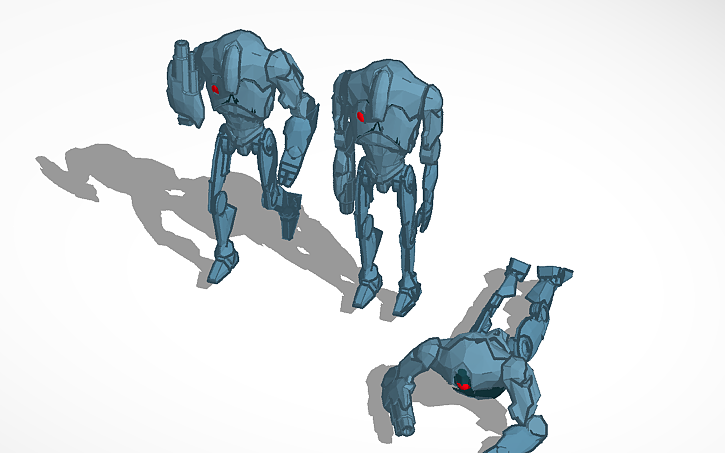 3D design Republic Commando Super Battle Droid - Tinkercad