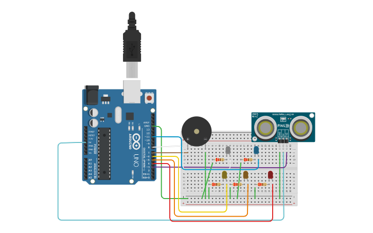 Circuit design Sensor - Tinkercad