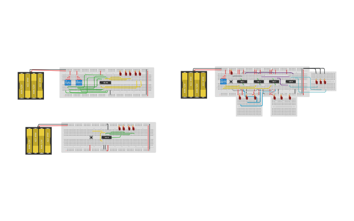 Circuit design Modul 2 Timed | Tinkercad