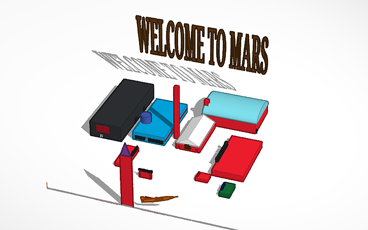 3D design Mars Resort Project Idrees - Tinkercad