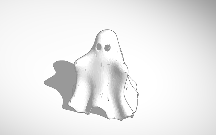 3D design Figura fantasma - Ghost Figure - Hayalet Figür - Tinkercad