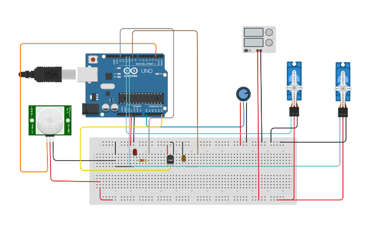Circuit design Proyecto | Tinkercad