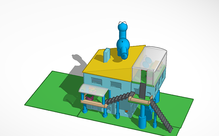 3D design Amazing and Futuristic House | Tinkercad