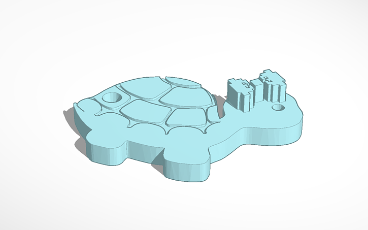 3D design Cute Turtle - Tinkercad