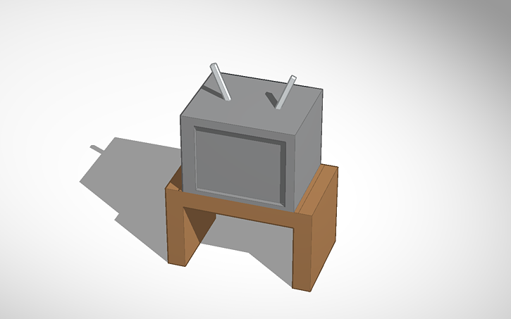 3D design TV - Tinkercad