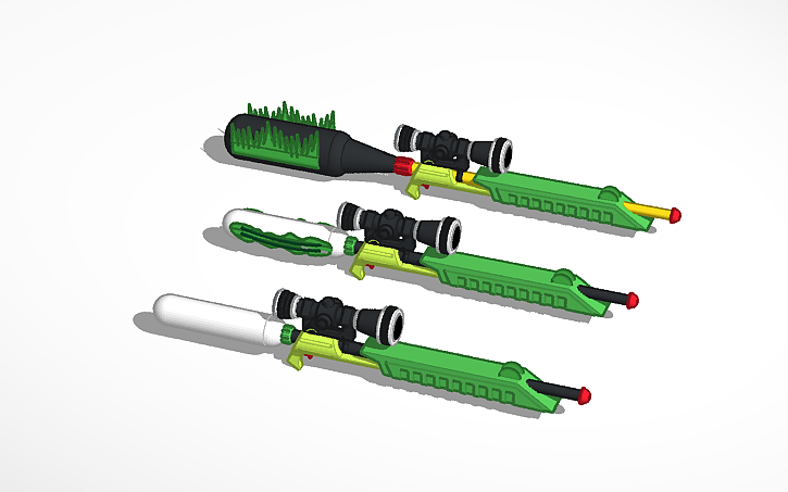 3D design Splatoon Splatterscope | Tinkercad