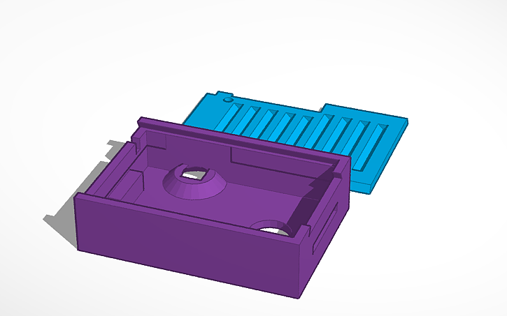 3D design ESP32-CAM Box - Tinkercad