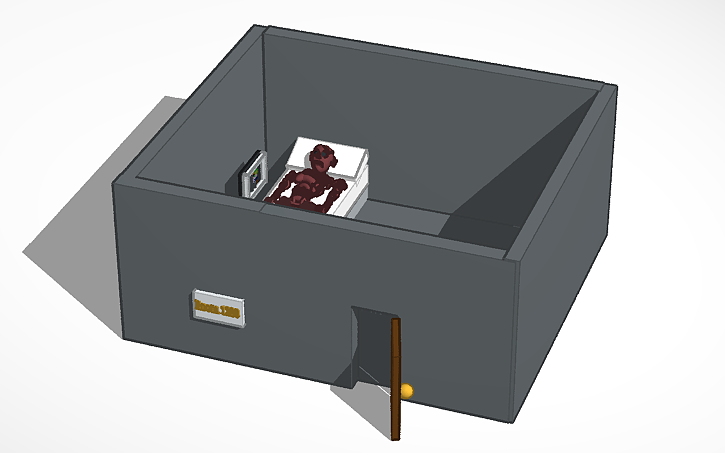 3D design The Man in room 1280 - Tinkercad