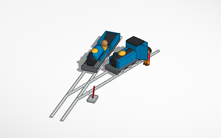 3D design Narrow Gauge engines - Tinkercad