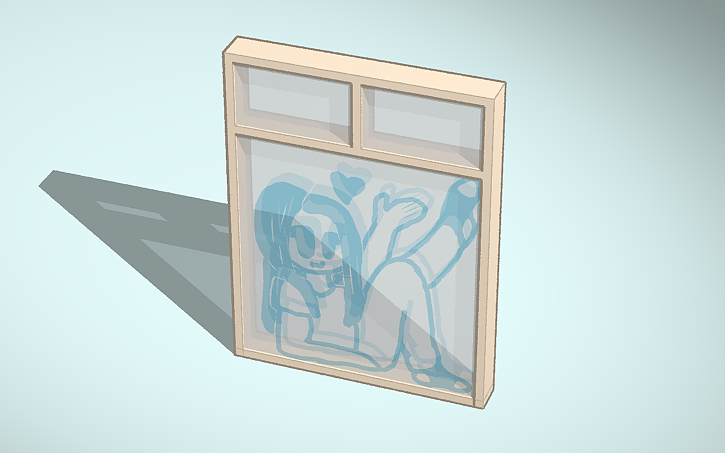 3D design Window art: Maya - Tinkercad