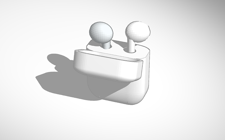 3D design airpods - Tinkercad