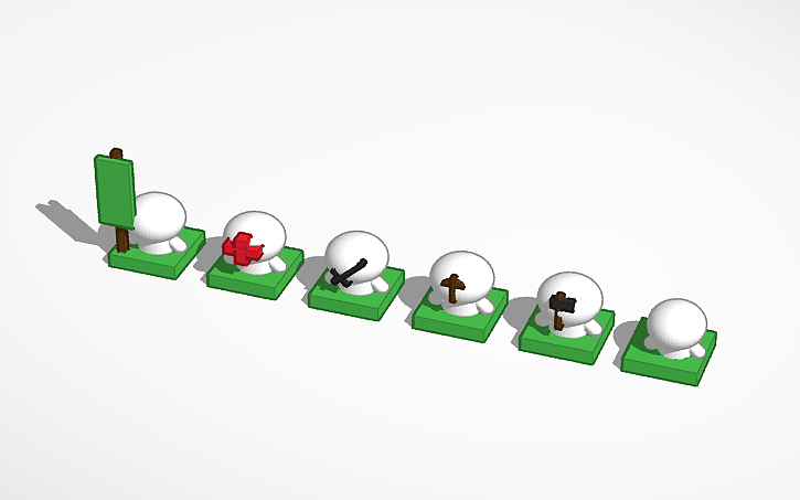 3d Design Custom Game Figures Tinkercad