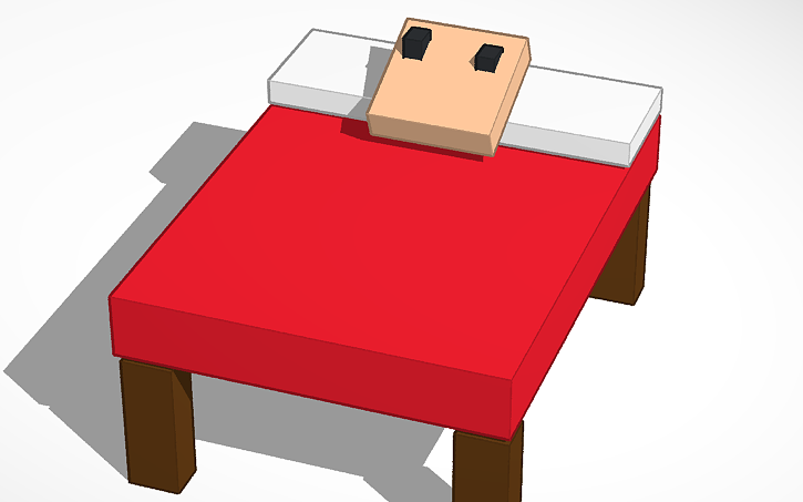 3D design Bed | Tinkercad