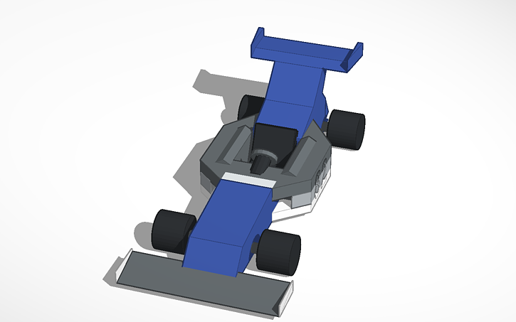 3D design Racecar #82 - Tinkercad