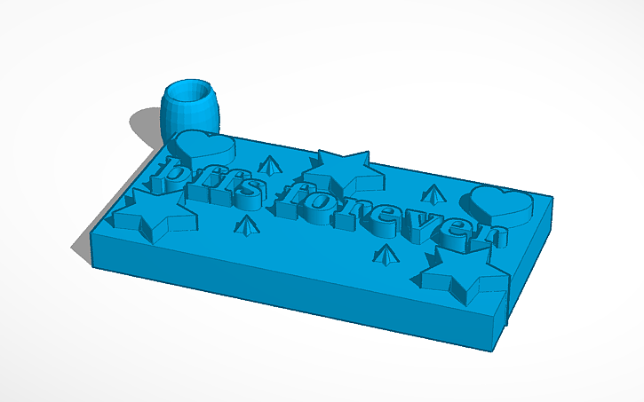 3D design Emma Cortes Keychain 2020 | Tinkercad