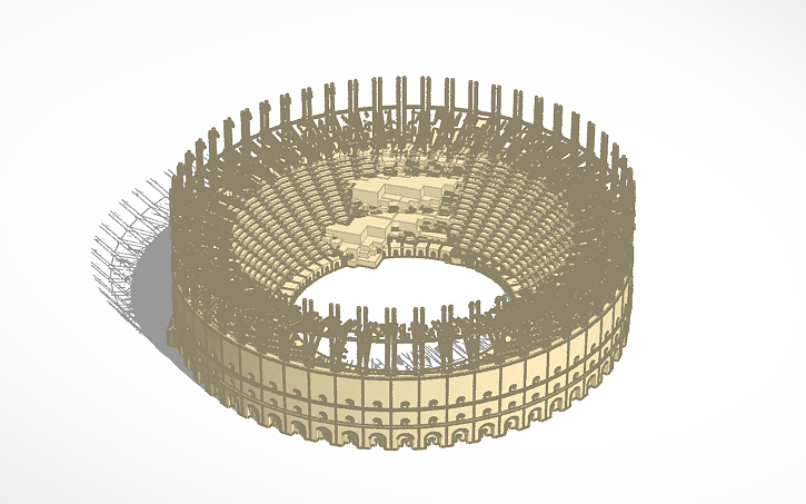 3D design Coloseum - Tinkercad