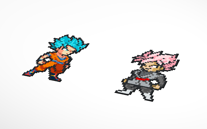 3D design Dragonball Super - Tinkercad