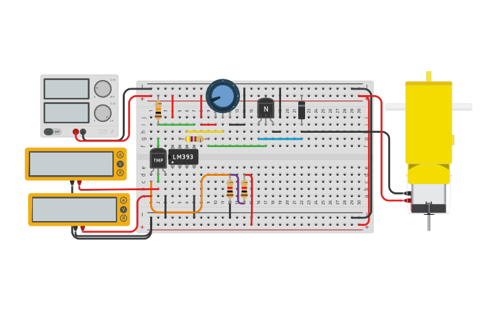Circuit Design Sensor De Temperatura Tinkercad