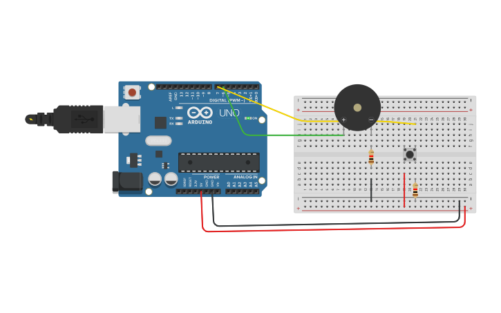 Circuit design Copy of Lab 7 Level-1 - Tinkercad Circuit design Copy of Lab 7 Level-1 - Tinkercad