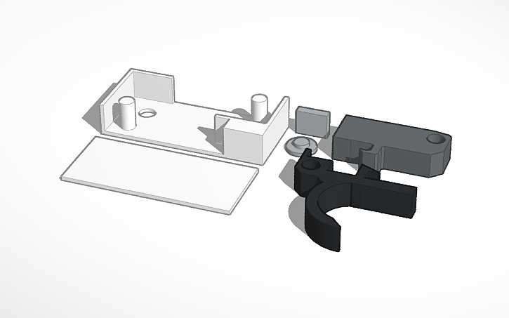 3D design Closed Bolt Trigger Mk.I - Tinkercad
