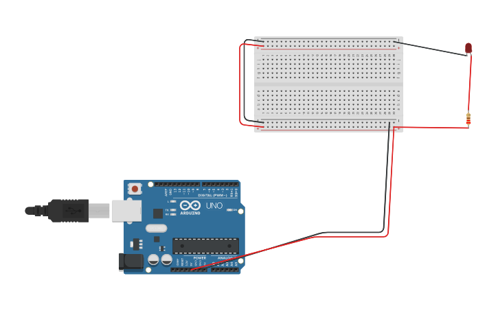 Circuit design Primo circuito | Tinkercad