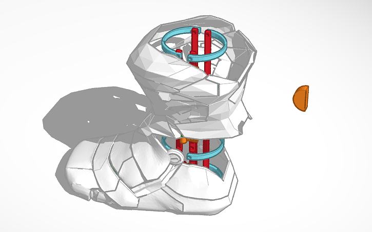 3D design iron man leg prototype part 2 - Tinkercad