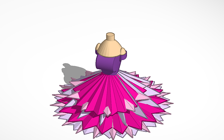 3D design Dress - Tinkercad