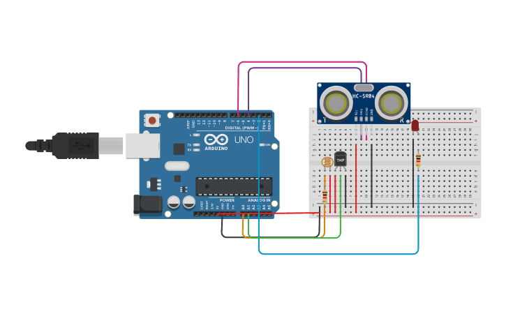 Circuit design Desafio 4 - Tinkercad