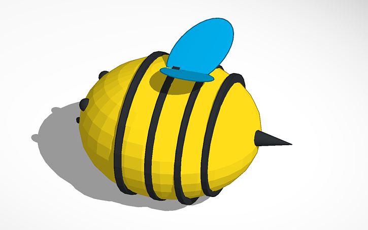 3D design bee - Tinkercad