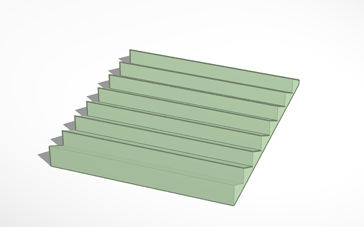 3d Design Angled Steps Tinkercad