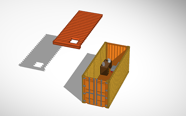 3d Design Copy Of Shipping Container Tinkercad