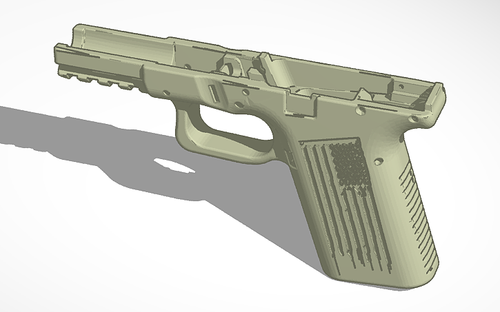 3D design Copy of Glock G19 - Tinkercad